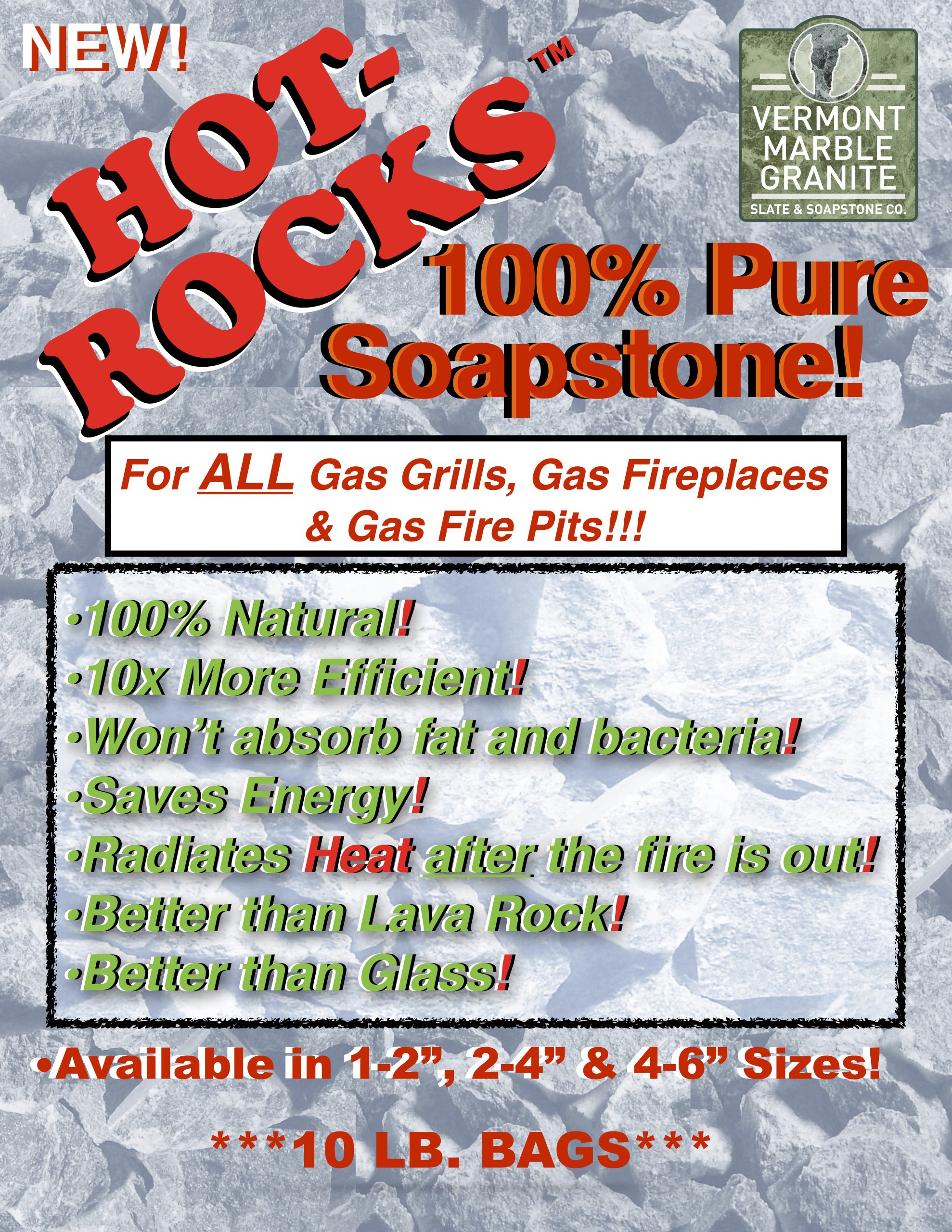 Soapstone Hot Rocks Wholesale Information | Vermont Marble, Granite ...